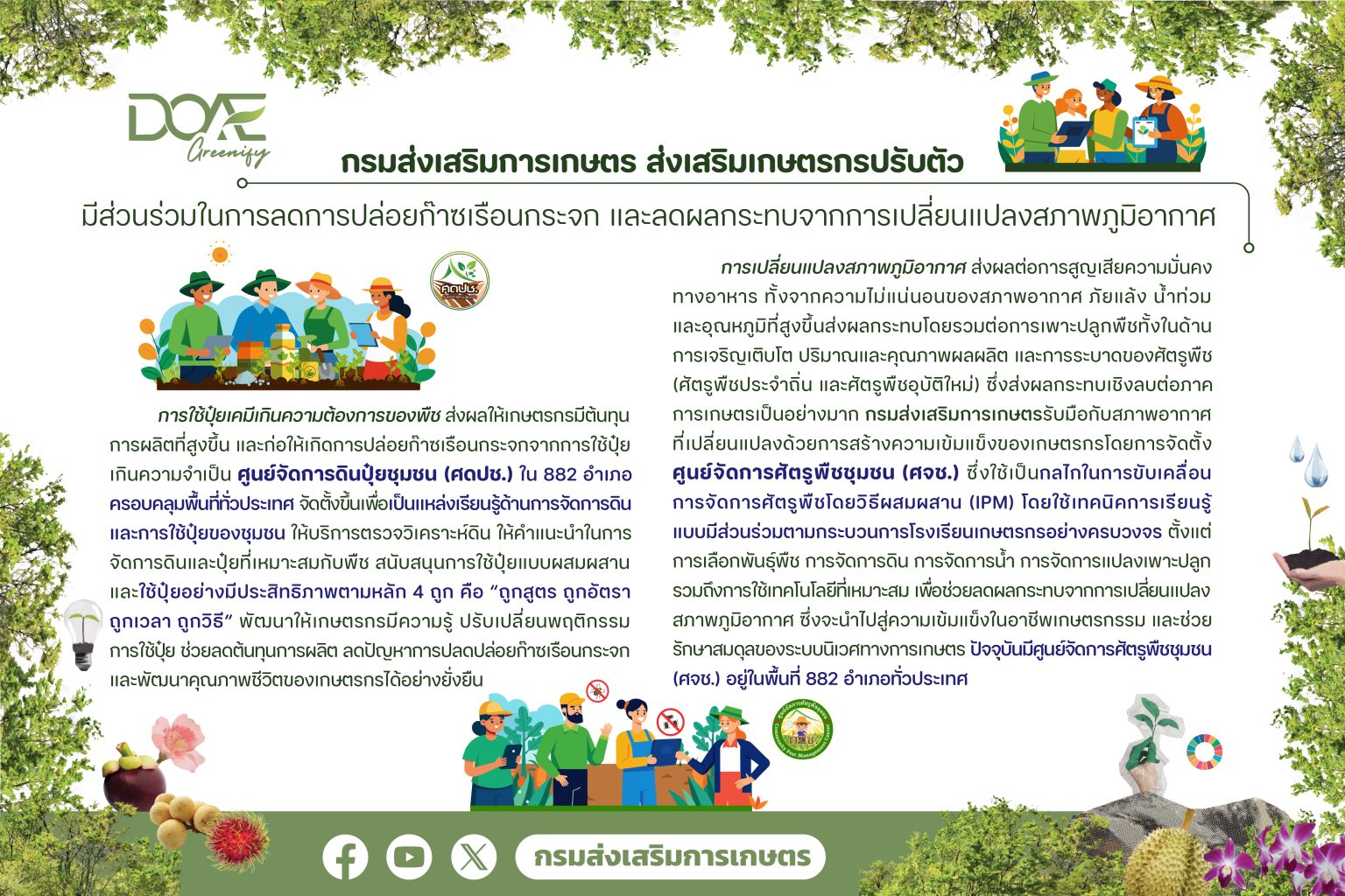 DOAE Greenify – ศูนย์ข่าวกรมส่งเสริมการเกษตร